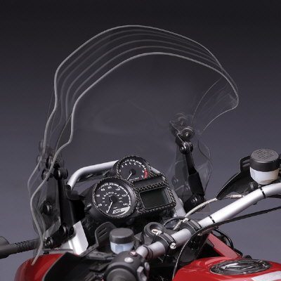 BMW R1200GS Windshield A rake adjustable Clear -Z2243